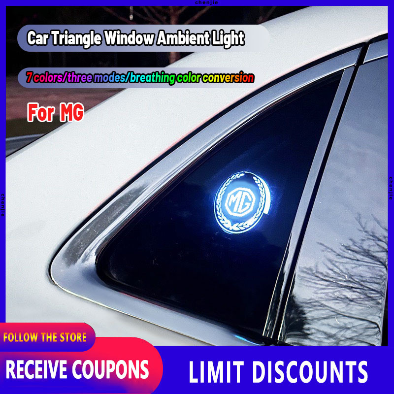 High quality 1 pcs Universal Car Triangle Window Ambient Light ...