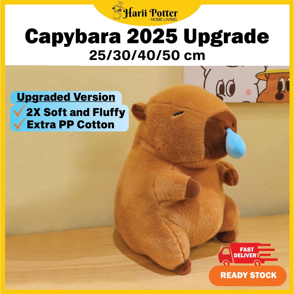 Capybara Plush Running Nose Stuffed Animal Plush Pillow Plush Toy ...