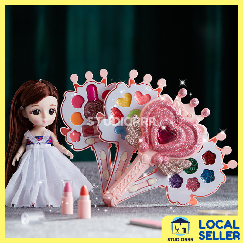 Kids Make Up Set Mainan Makeup Budak Perempuan Pretend Play Makeup Kids ...