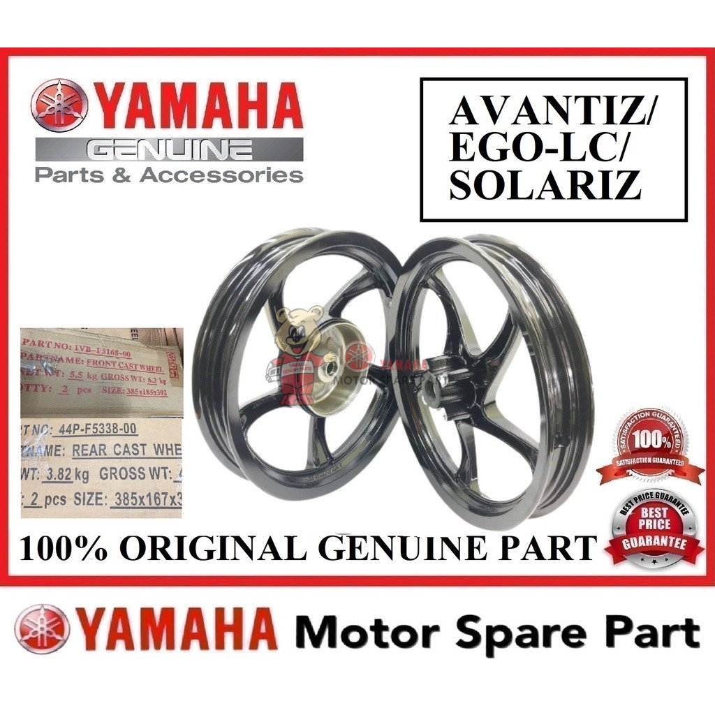 (100% ORIGINAL) YAMAHA EGO-LC / AVANTIZ / SOLARIZ FRONT & REAR SPORT ...
