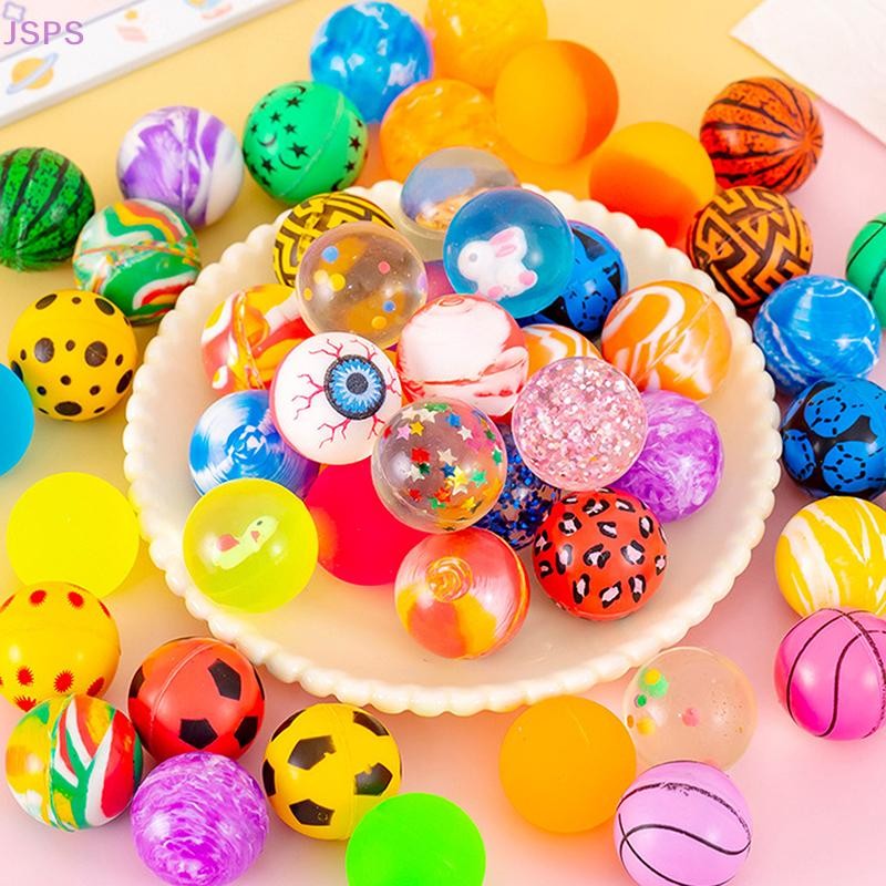 JSPS 10Pcs Bouncy Ball Toys Kid Birthday Party Favors Gifts For Guests ...