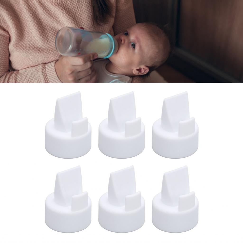 Ebayst Breastpumps Duckbill Valves 6 Pack Replaceable Reusable Pull Tab ...