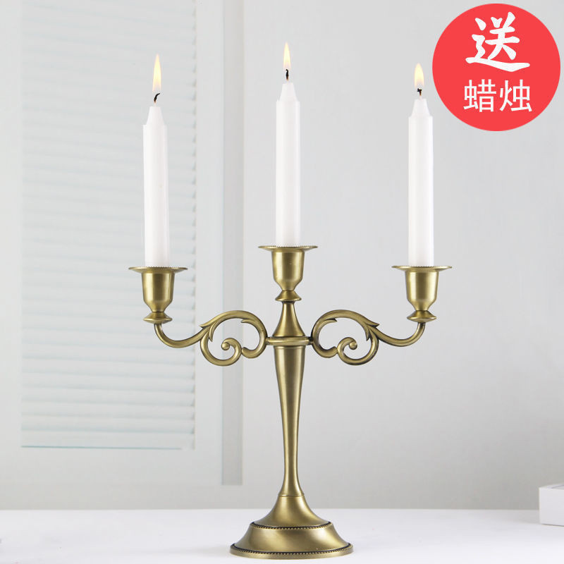 European-Style Household Candle Candle Dinner Lamp Props Nordic ...