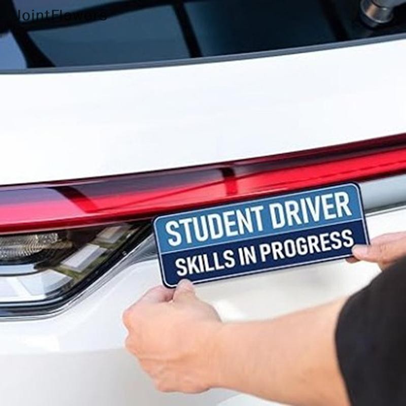 JSMY Magnets Decal Stickers Internship Magnetic New Driver Sign Learner ...