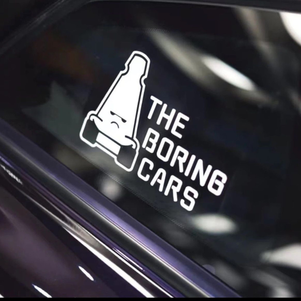 The Boring Concept TBC Black White Cartoon Hand-Painted Stickers ...