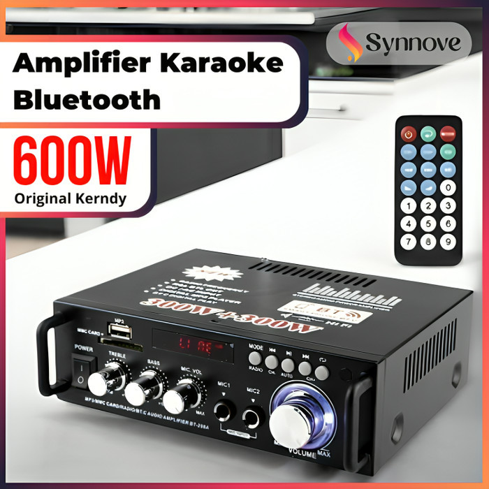 Karaoke Amplifier Bluetooth EQ Audio Karaoke Home Theater FM Radio ...