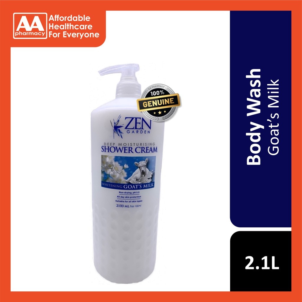 Zen Garden Shower Cream (Goat's Milk) 2.1L | Shopee Malaysia