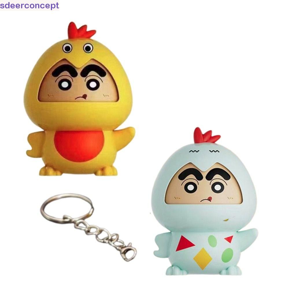 SDEERCONCEPT Crayon Shin-chan Face Changing Doll, With Keychain ...