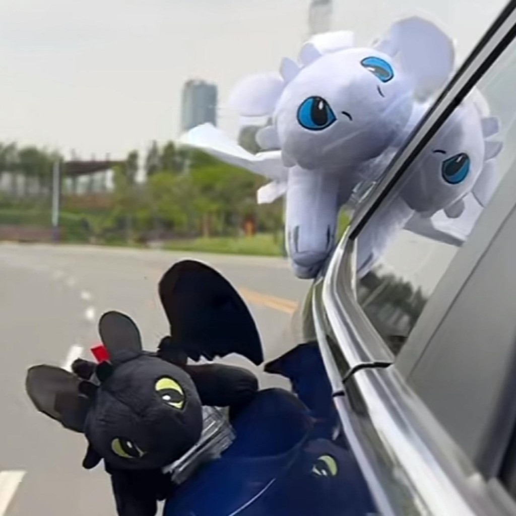 20 Cm Car Toothless Decoration, Roof Sunroof, Motorcycle Helmet, Car ...