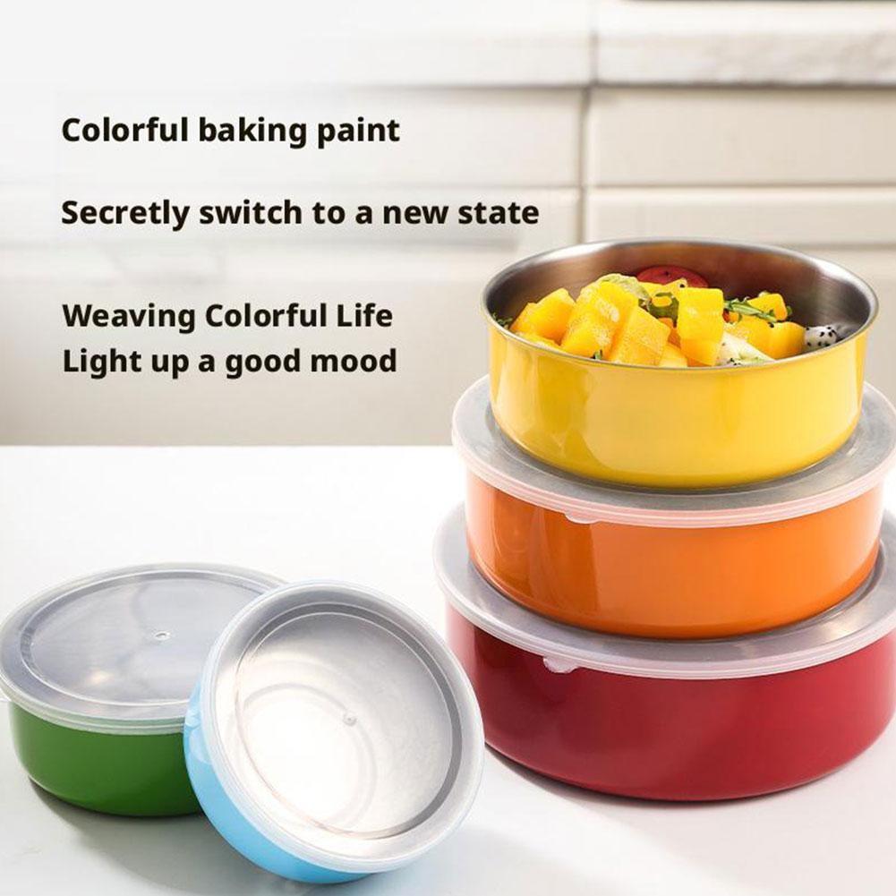 Stainless Steel Food Container Set Crisper Storage Freezer Box ...