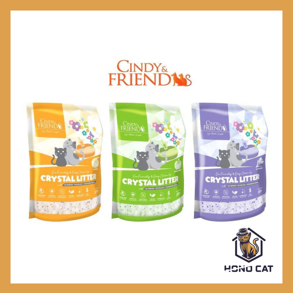 Cindy & Friend Cindy and Friends Crystal Litter - 5L | Shopee Malaysia