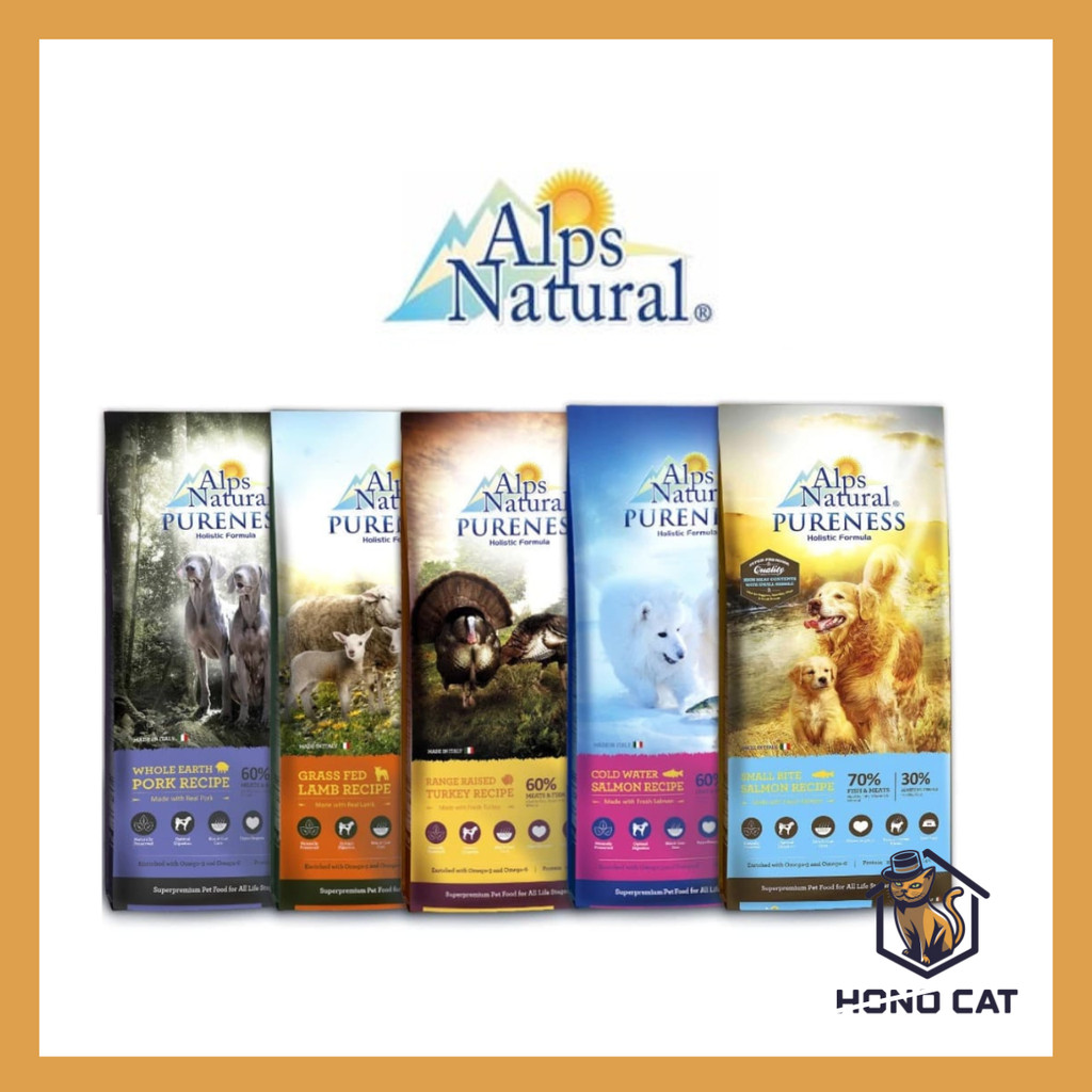 ALPS NATURAL PURENESS DOG 13kg DRY FOOD (Salmon,Lamb,Turkey,Pork ...