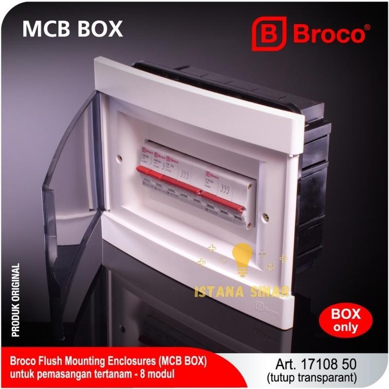 MCB 8 Group BROCO box / 8 modules 8 groups INBOW BROCO MCB fuse box ...