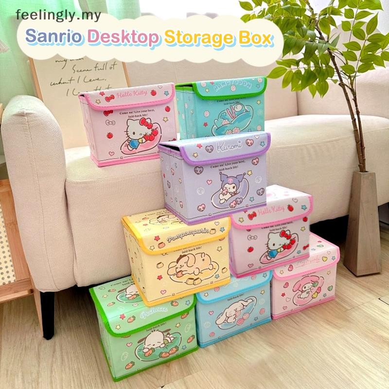 [Hotoy] 20*16cm Sanrio Hello Kitty Foldable Storage Box My Melody ...