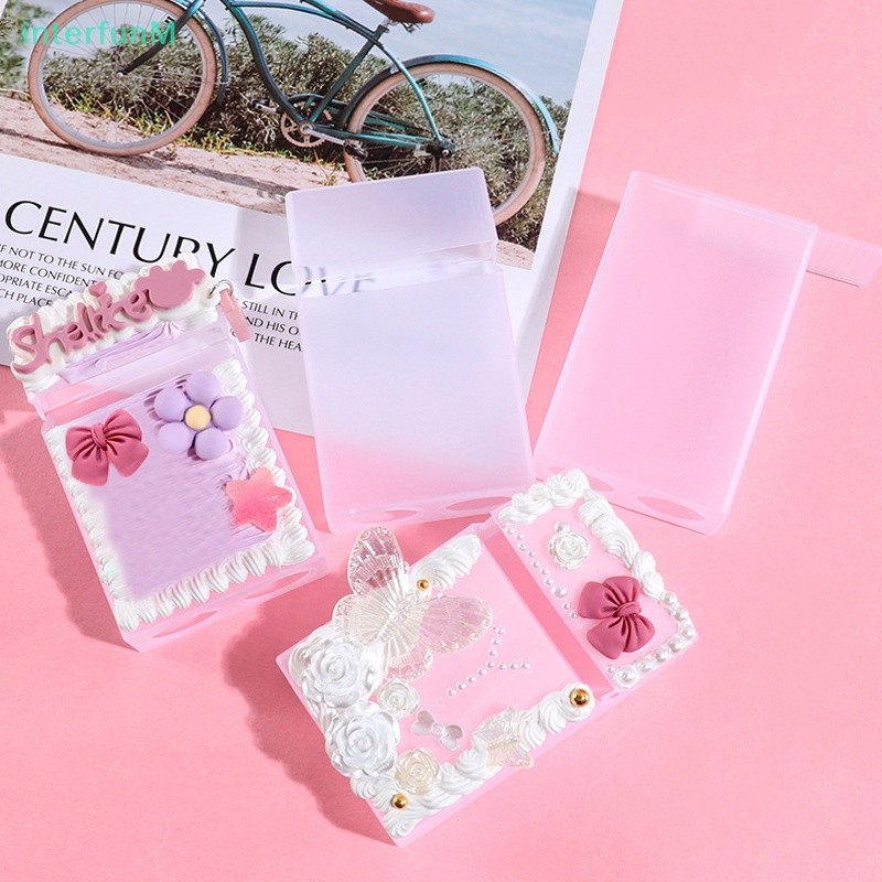 [InterfunM] Transparent Plastic Storage Box Photocards Small Card ...