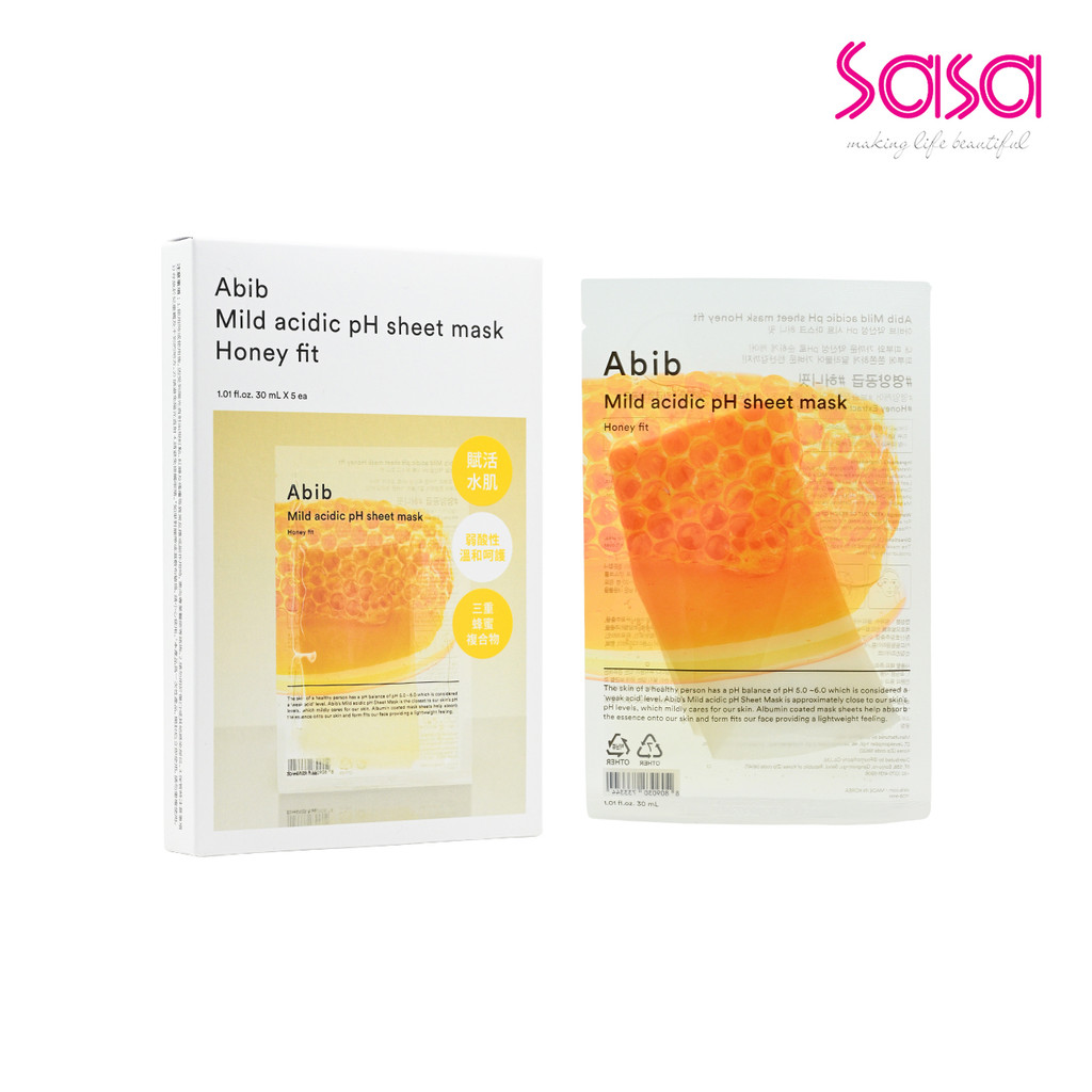 Abib Mild Acidic Ph Mask Honey 5pcs | Shopee Malaysia
