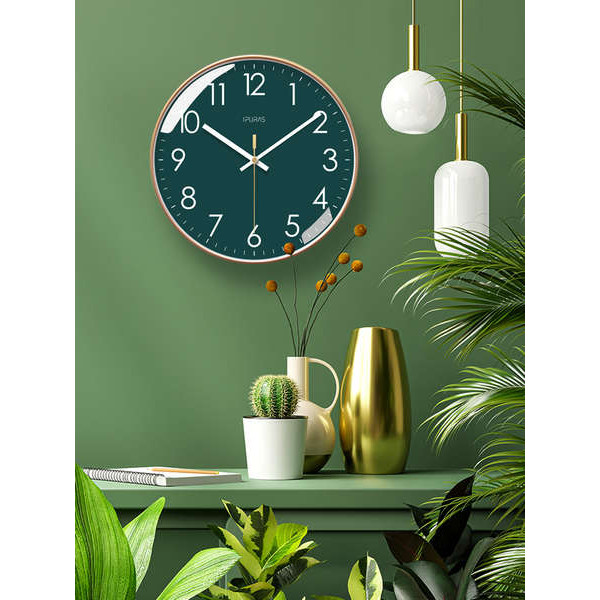 wall clock jam dinding Jam Kuarza 6027 Jam Dinding Senyap Sapu Kedua ...
