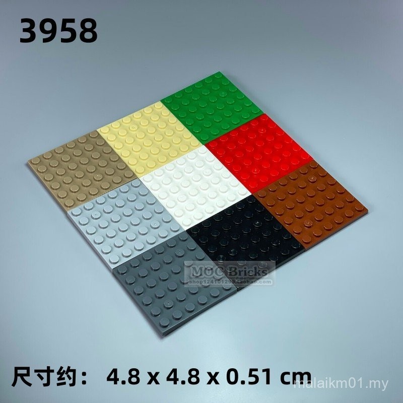 Diy Basic Low Brick 6x6 Floor Children's Toy Building Blocks | Shopee ...