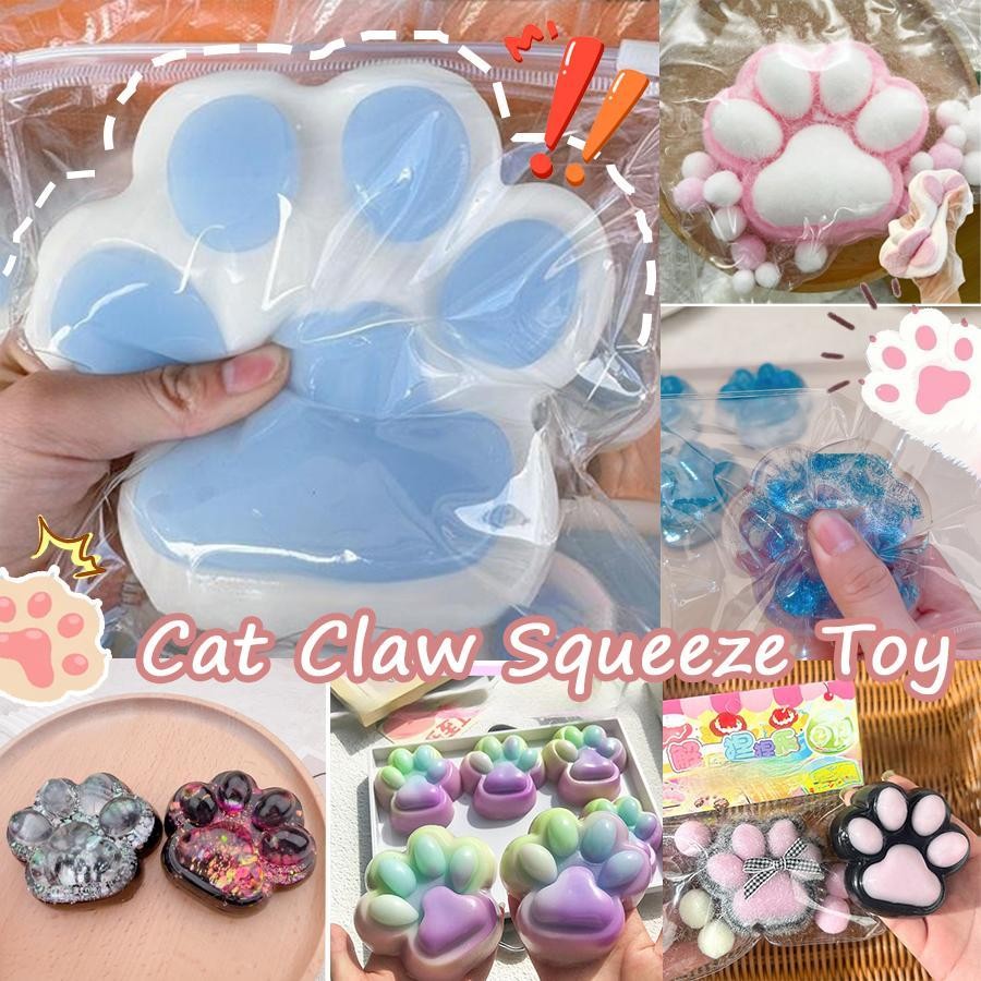 Big Cat Paws Squeeze Sensory Toys Realistic Fidget Toys Cute Things ...