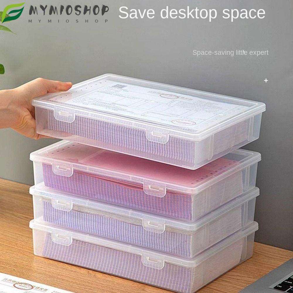 MIOSHOP Document Storage Container, Plastic Multifunctional a4 a5 File ...