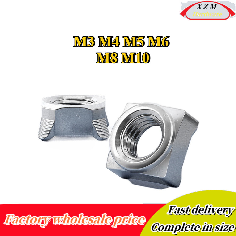 304 Stainless Steel A-Type Square Welding Nut B-Shaped Square Touch ...