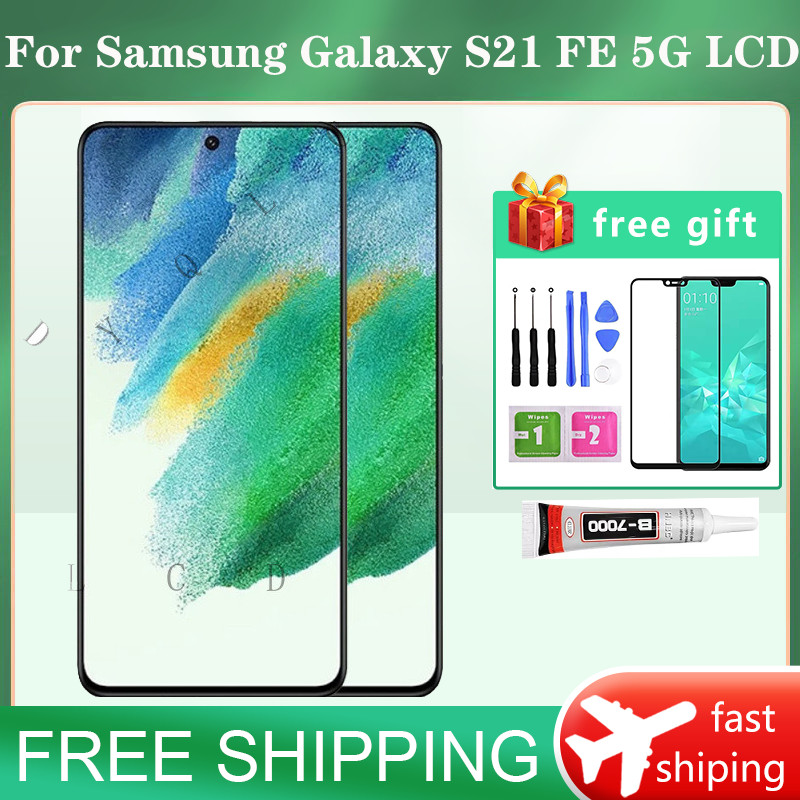 Original AMOLED Samsung Galaxy S21 FE 5G LCD Display Touch Screen With ...