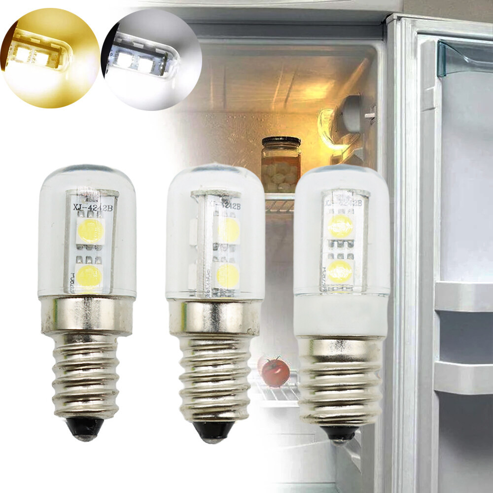 1W T18S Bulb LED Light E12 E14 E17 Screw AC 110V 220V White Light Warm Light Refrigerator Light ...