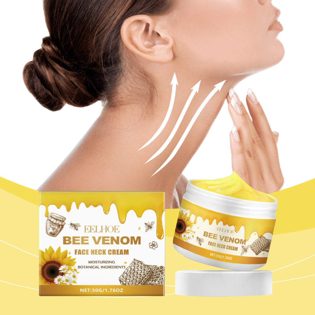 Bee Venom Lifting Neck Cream Deep Moisturizing Face Repair Skin Barrier ...