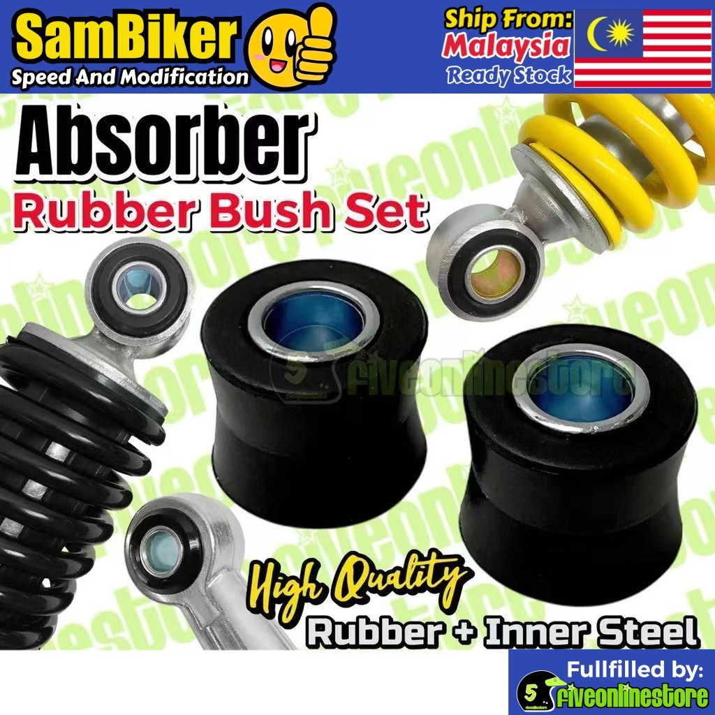 Absorber Rubber Bush Set Motorcycle Rear Absorber EX5 WAVE DASH FUTURE ...