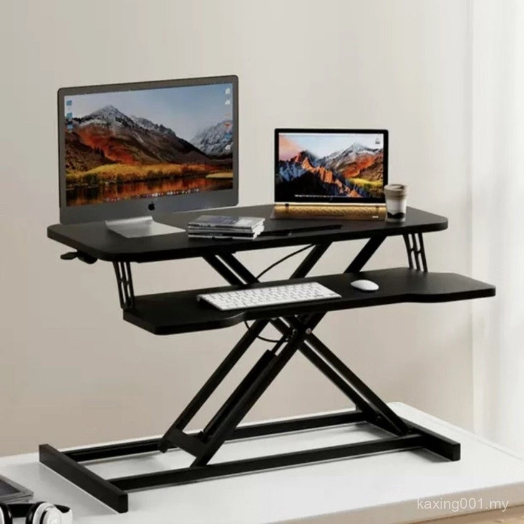 [9391 Person Collection] Standing Lift Desktop Workbench Desk Computer ...