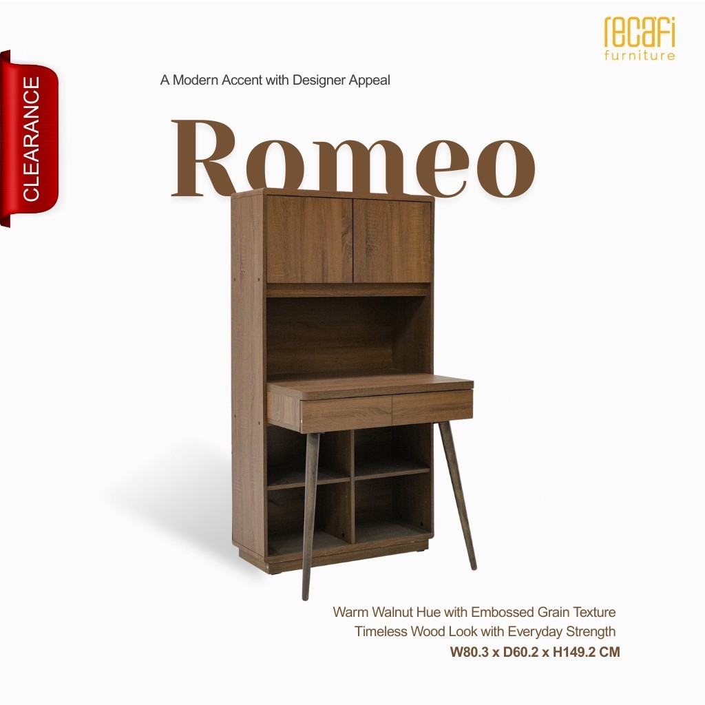 Recafi Furniture Modern Romeo Series Extendable Study Desk | Computer ...
