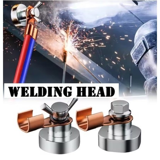 365DIY Welding Head Magnetic Grounding Device Welding Tool Connector ...