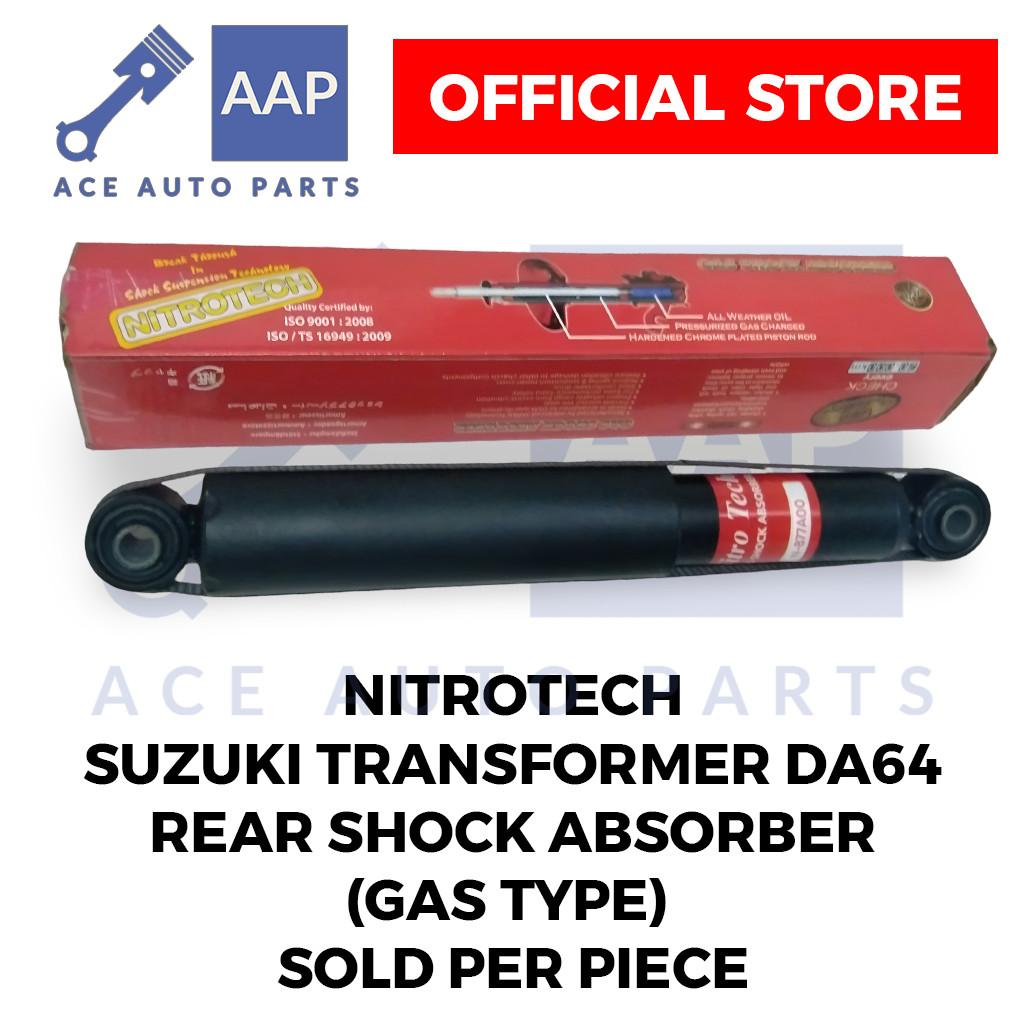 Suzuki Transformer DA64V DA64W Rear Shock Absorber NITROTECH Gas Type ...