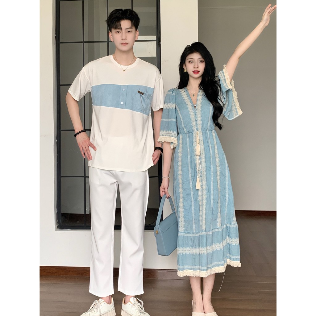 2025 CNY Chinese New Year couple outfit Tang suit 中国风情侣装One Dress One ...
