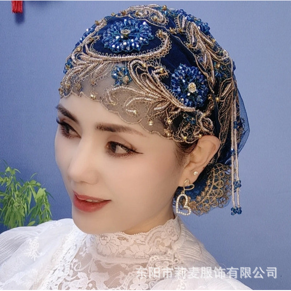 anak tudung tudung sarung inner tudung Topi rumbai manik buatan tangan ...