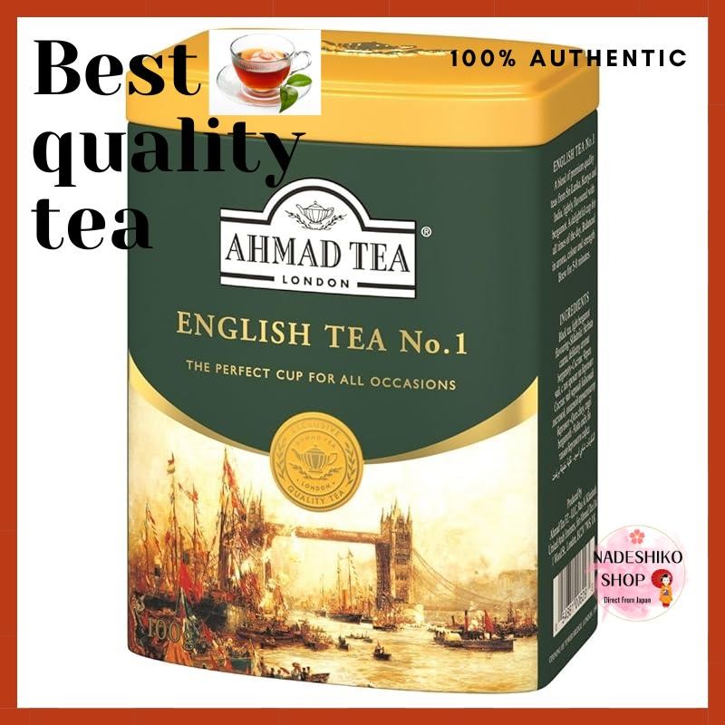 Ahmad Tea English Tea No.1 Leaf (Tea leaves) 100g Can [Black Tea Ahmad ...