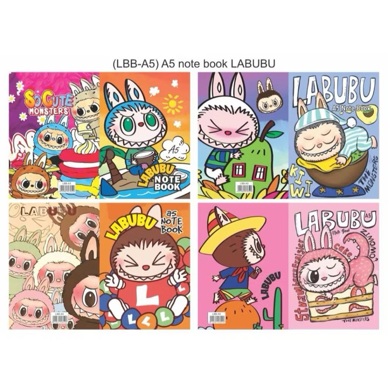 (Ready Stock) A5/A6 Fancy Labubu Design Note Book | Shopee Malaysia