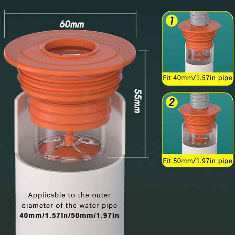 SUM Anti Odor One Way Valve Floor Drain Water Pipe Plug Drain Cover ...