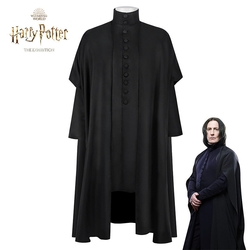 Men's Harry Potter/Snape Cosplay Costume: Magic Professor's Outfit with ...