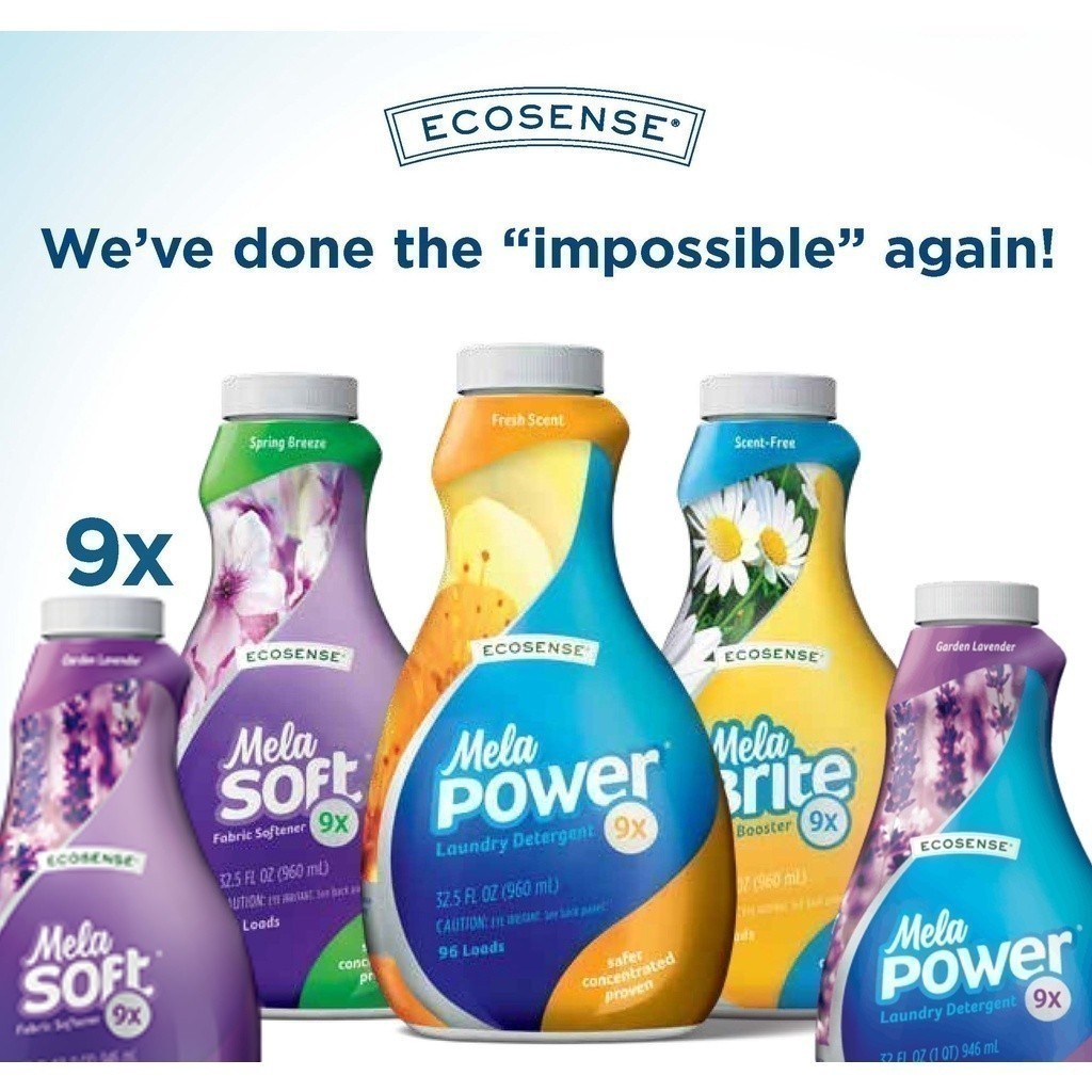 Melaleuca MelaPower Laundry Detergent / MelaSoft Fabric Softerner ...