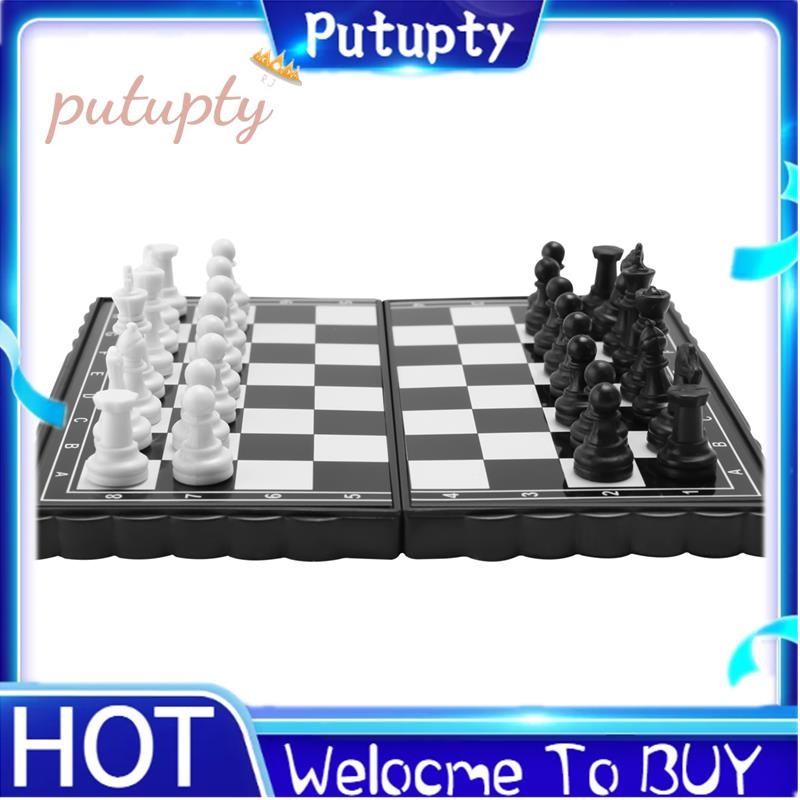 5x5 Inch Chess Portable Plastic Folding Board With Magnetic Chess Game ...