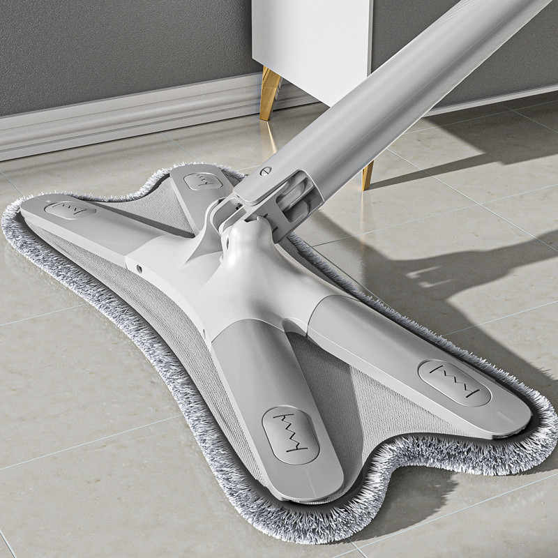 High-end Butterfly Mop Oversized Hand-Free Flat Mop Handy Tool x-Shaped ...