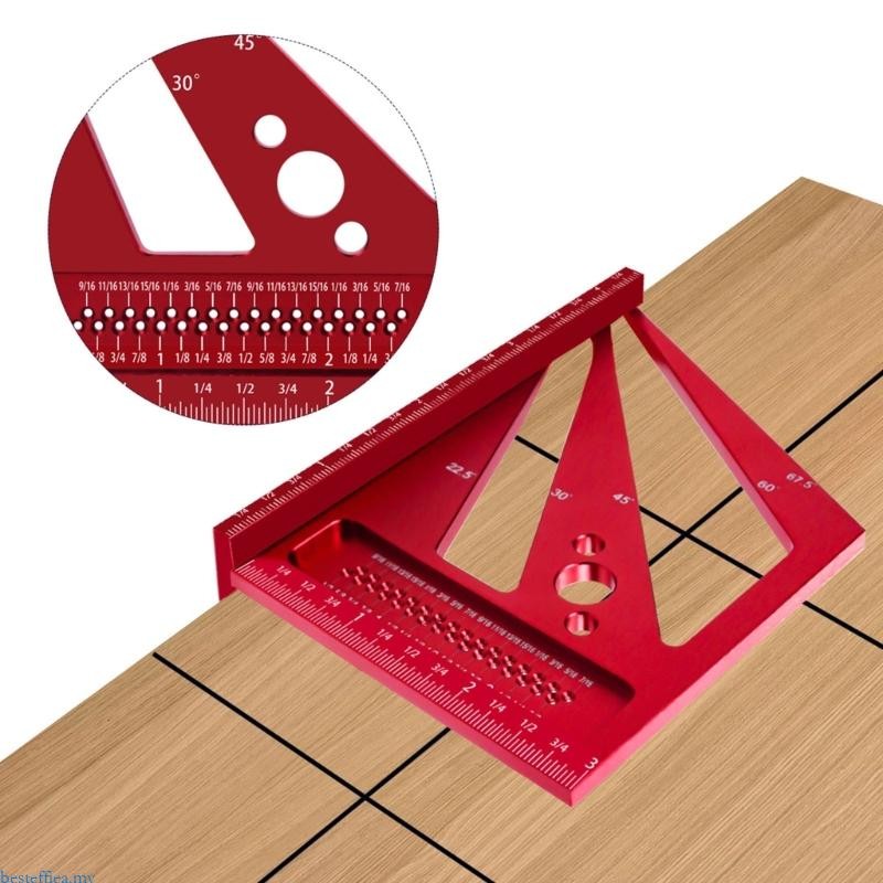 beste Miter Woodworking Square Triangle Ruler Layout Measure Tool ...