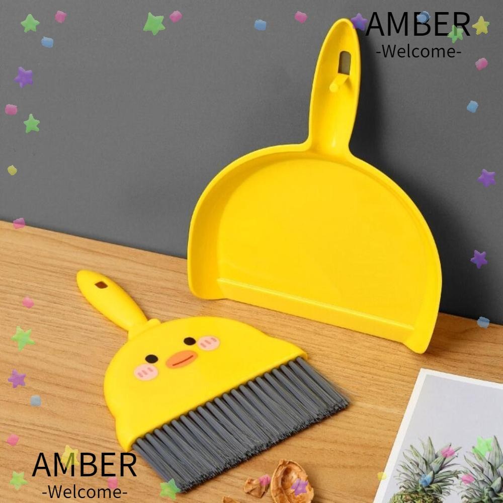 AMBER1 Mini Broom Dustpan Suit, Household Cleaning Tools Small Broom ...