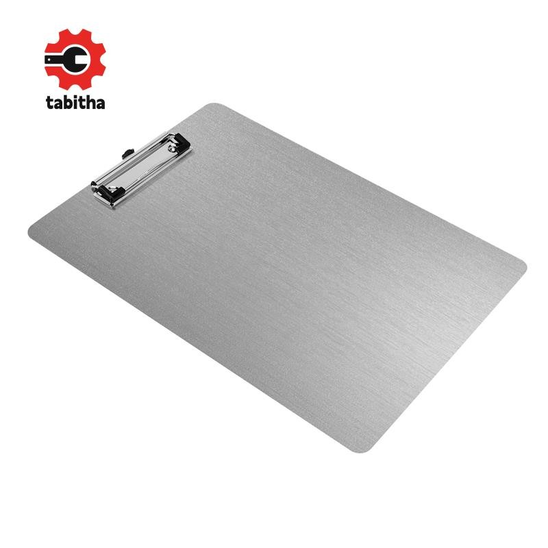 Metal Clipboard Folder A4 Stainless Steel Clip Board Bill Storage ...