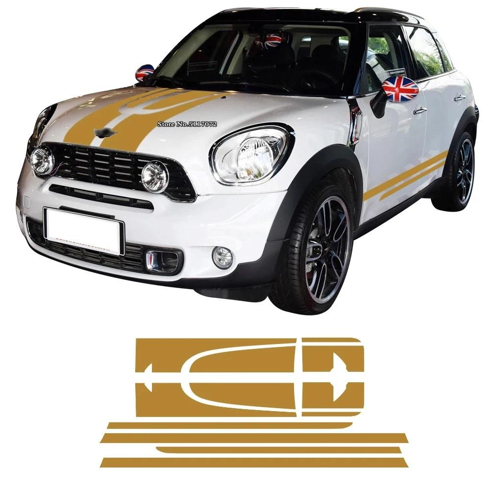 Car Hood Engine Cover Trunk Rear Body Kit Decal Side Stripe Sticker For ...