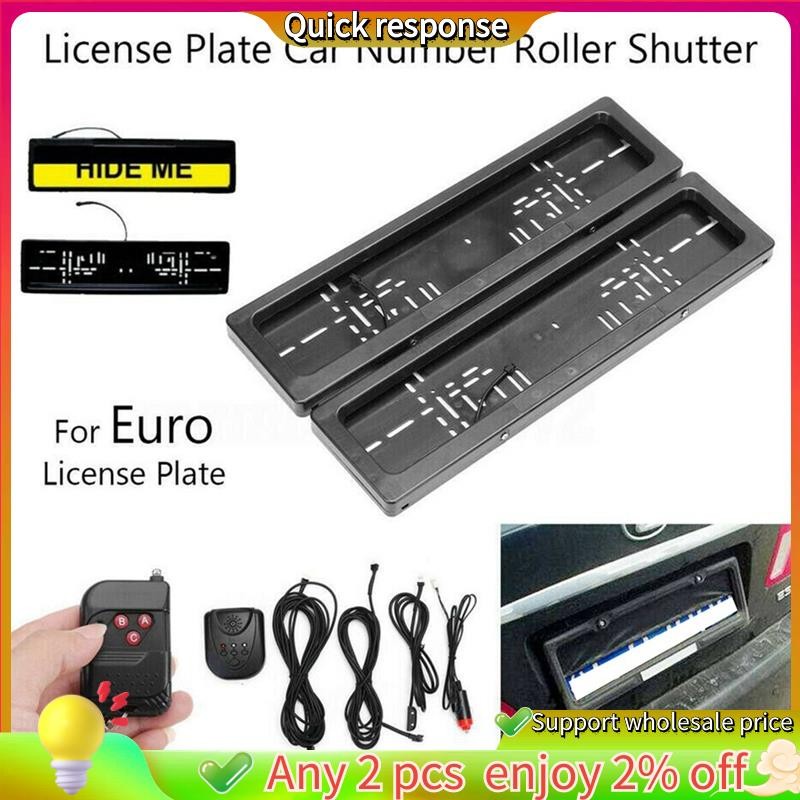 Fast ship-EU License Plate Car License Plate Shutter Car Number Roller ...