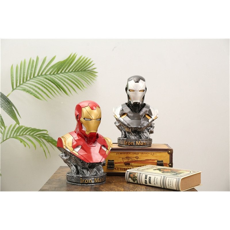 Marvel Avengers GK model damar Iron Man patung MK46 patung anime dada ...