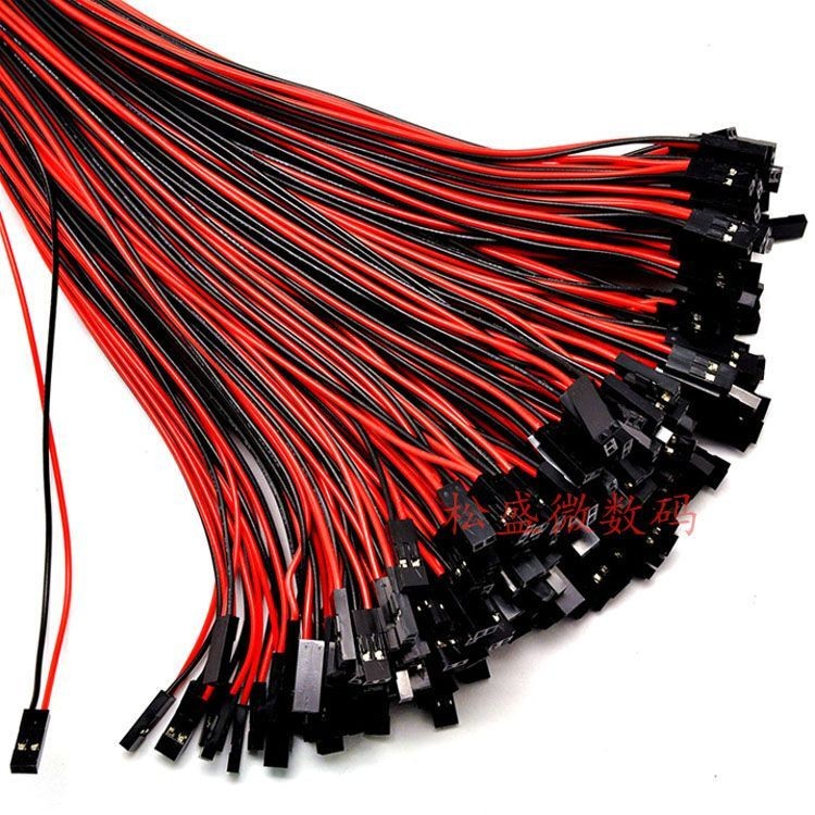 2.54mm Single Head 2P Dupont Cable Female Head Cable 10/20/30CM Long ...