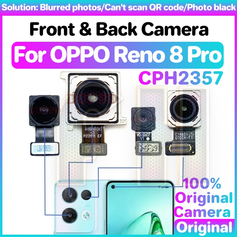 Front Back Camera For oppo reno8 reno 8 pro Ultra Wide Back Macro Depth ...
